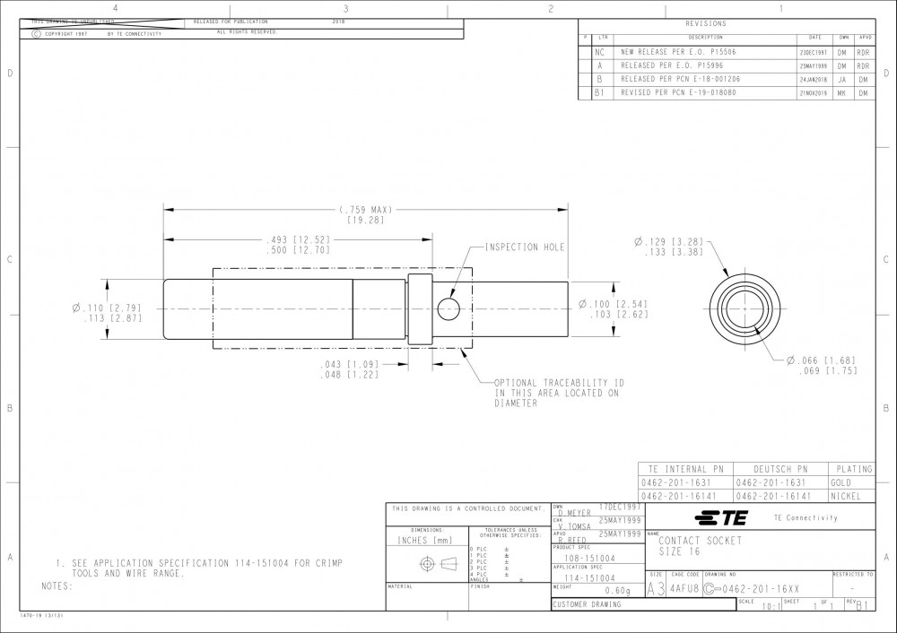 DEUTSCH drawing preview for 0462-201-1631