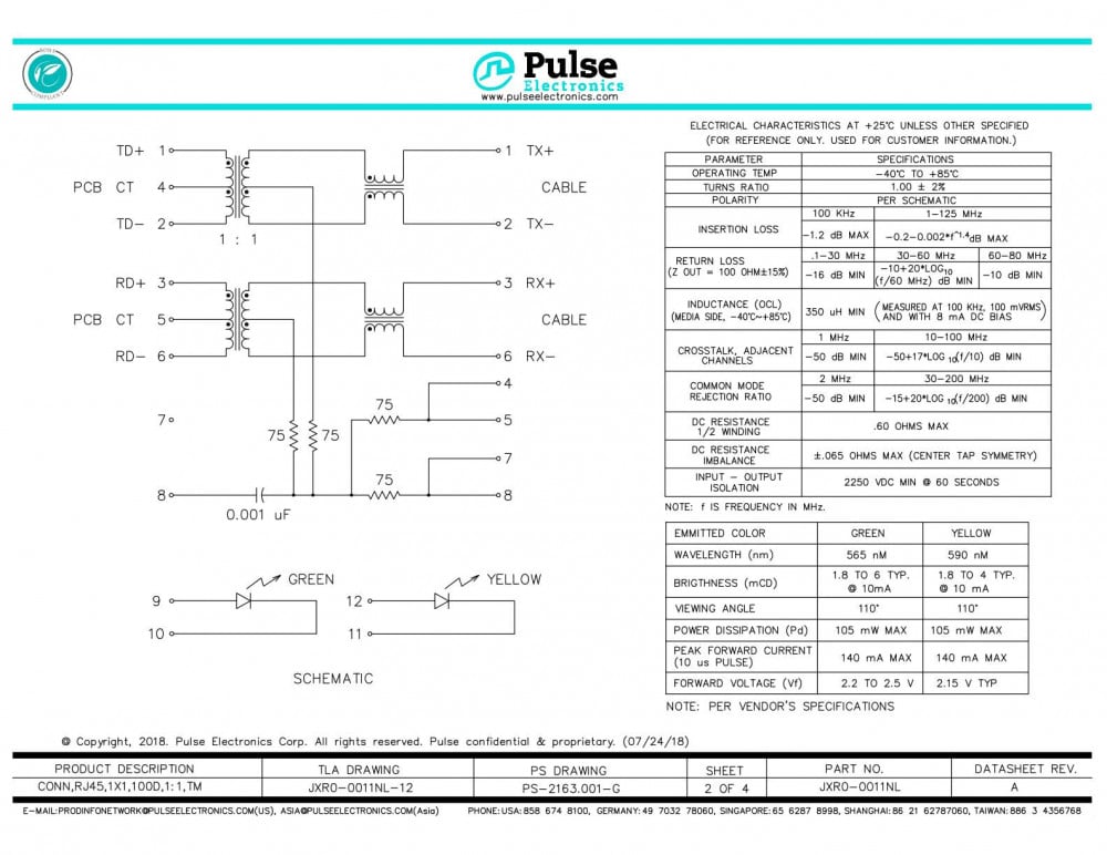 JXR0-0011NL datasheet page 2