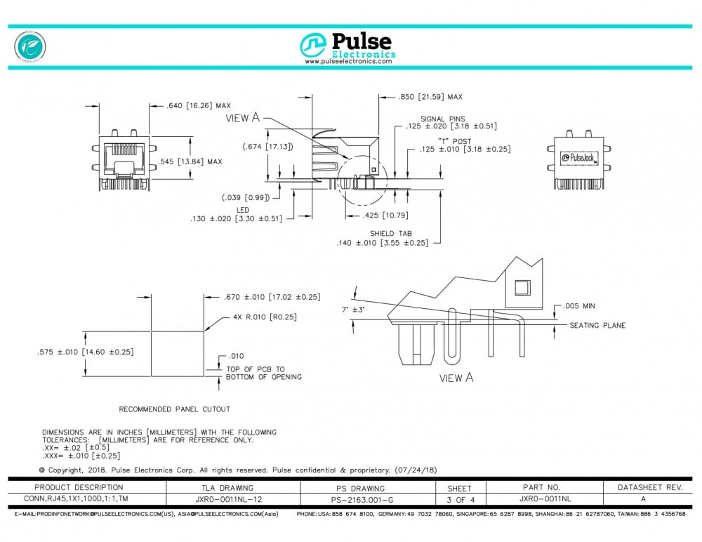JXR0-0011NL datasheet page 3