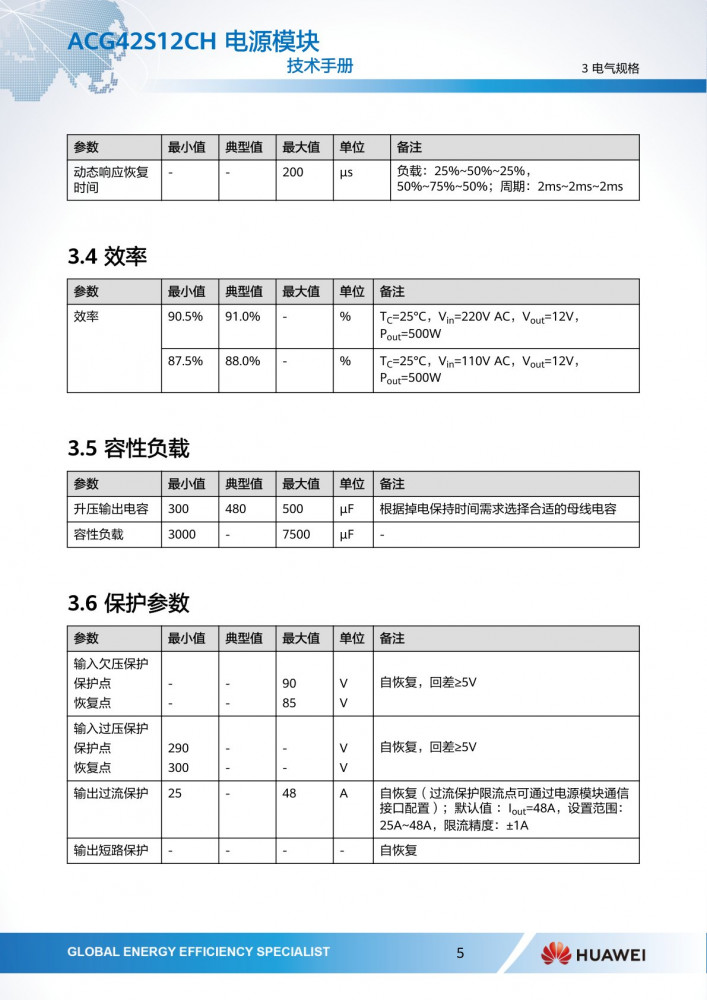 ACG42S12CH technical manual page 10