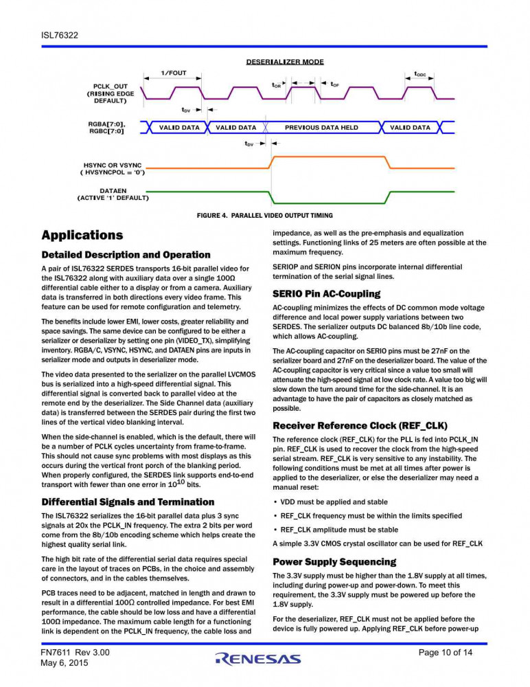 ISL76322ARZ datasheet page 10