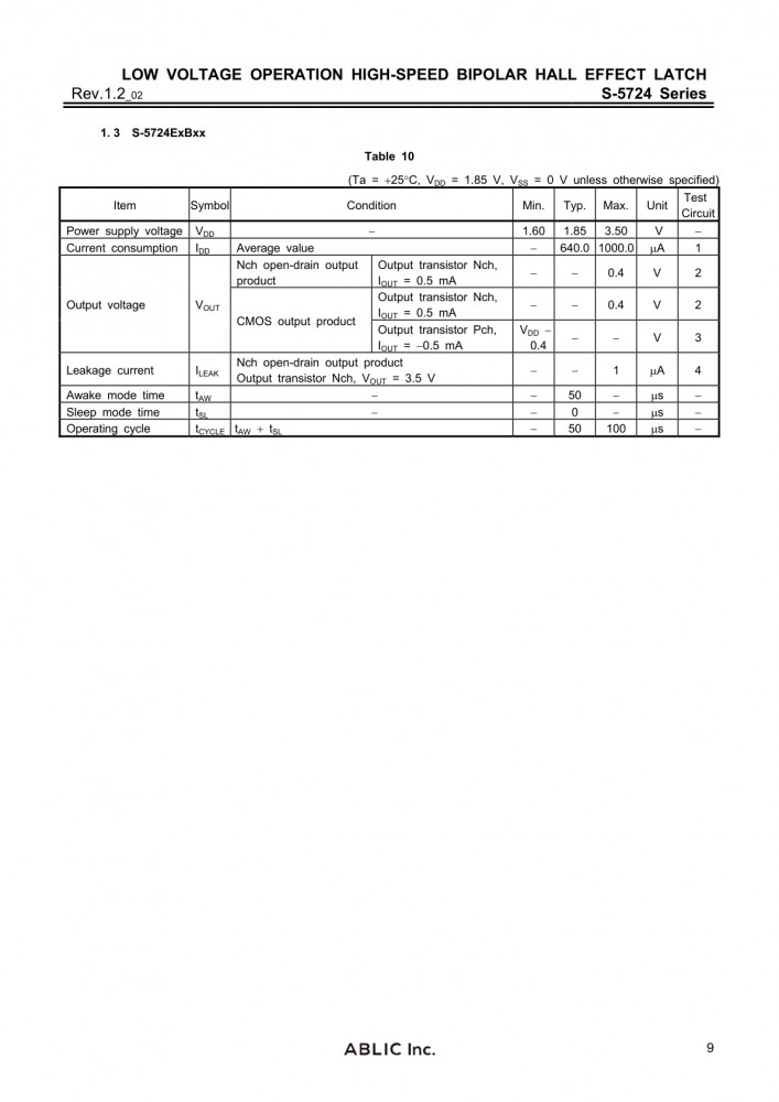 S-5724 technical document page 9