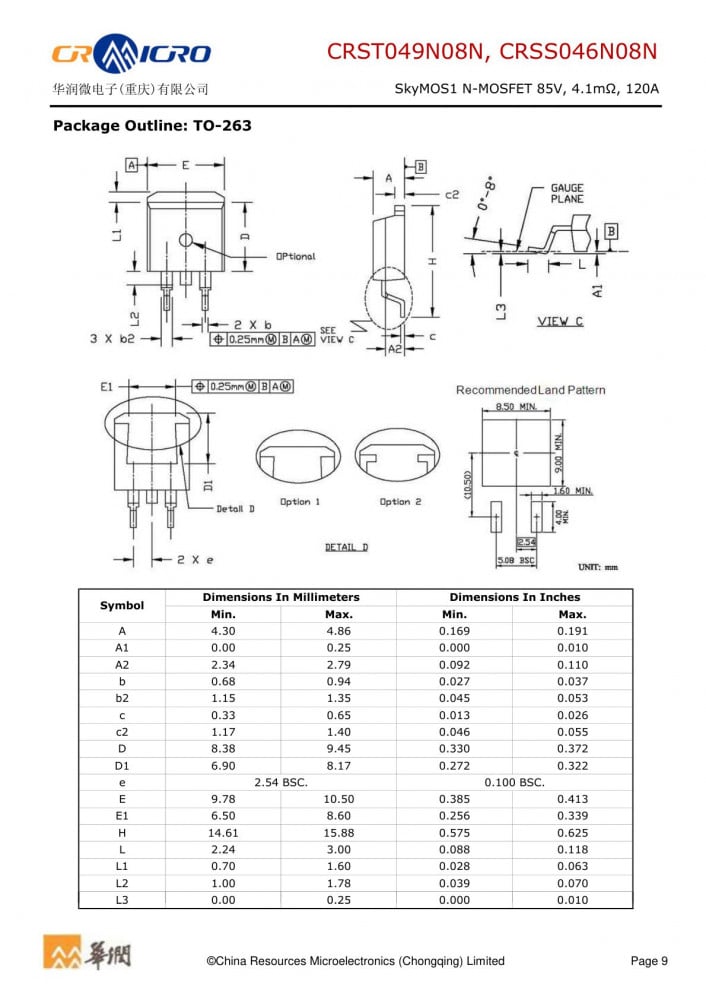 CRST049N08N datasheet page 9