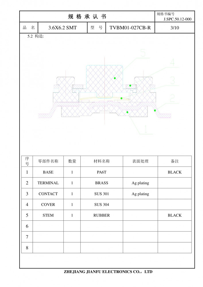 TVBM01-027CB-R specification page 4