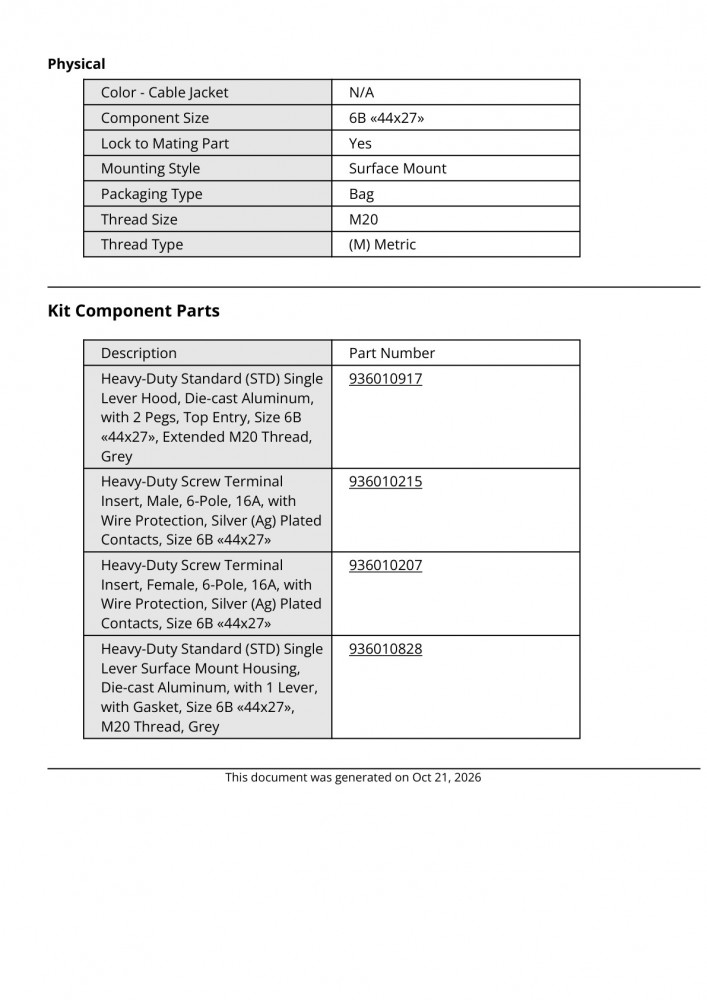 MOLEX 936030047 technical document page 3