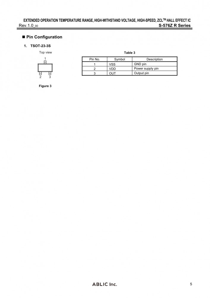 S-576Z datasheet page 5