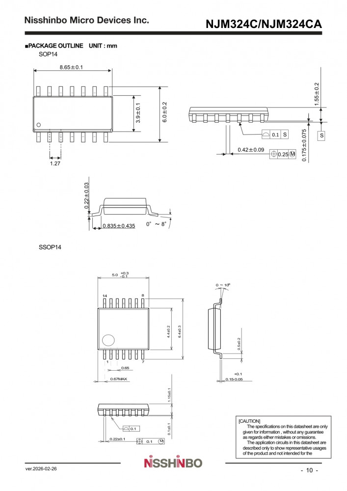 NJM324C datasheet page 10
