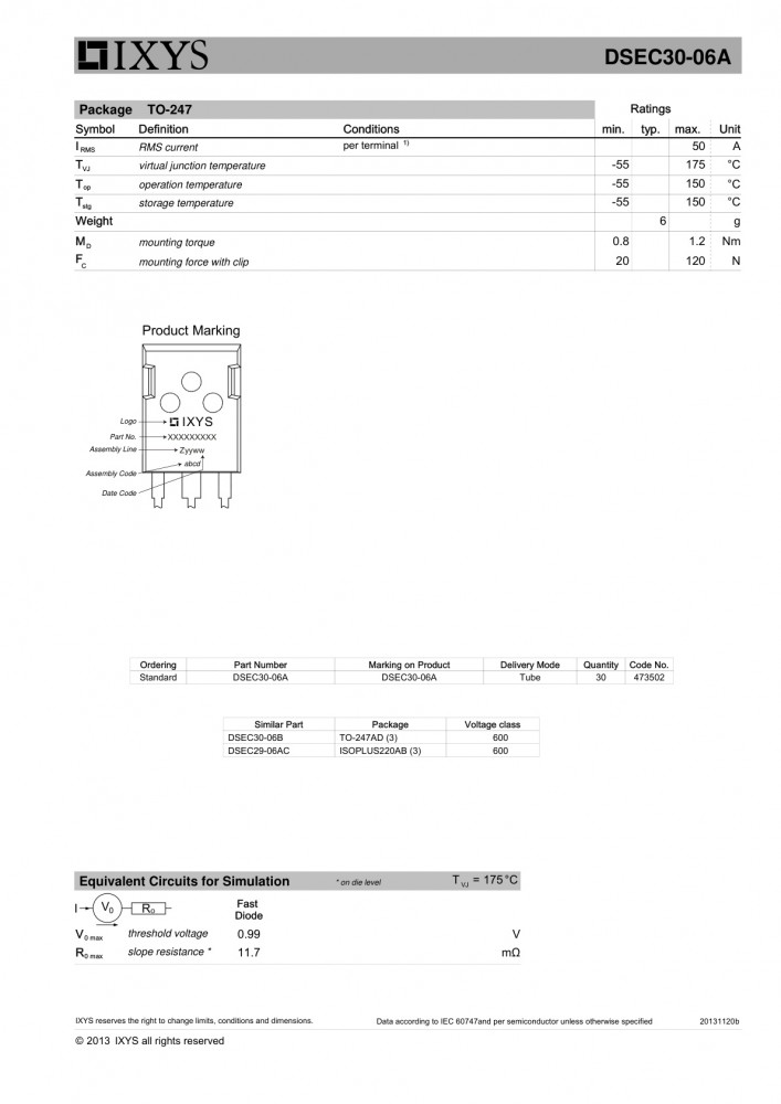 DSEC30-06A datasheet page 3