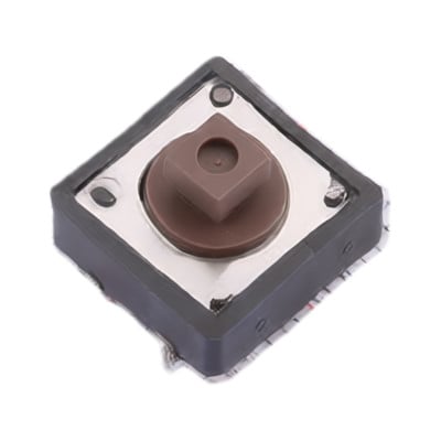 Diptronics DTS-24N-S-V Tactile Switch – 24mm Momentary Push Button Switch for PCB Electronics