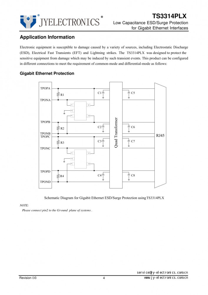 TS3314PLX datasheet page 4