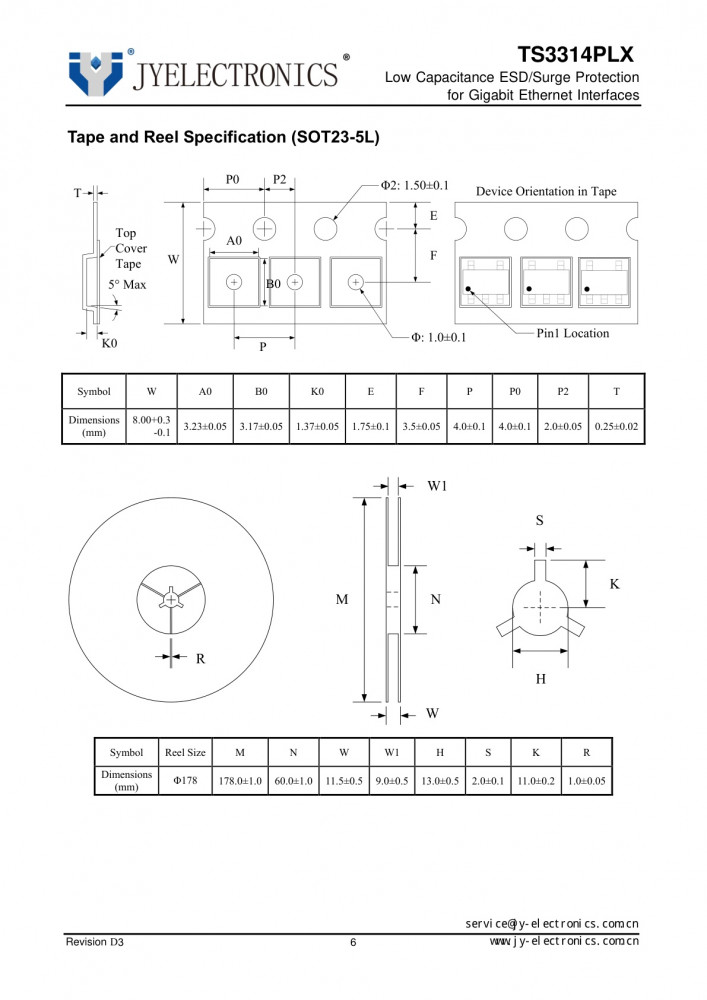 TS3314PLX datasheet page 6