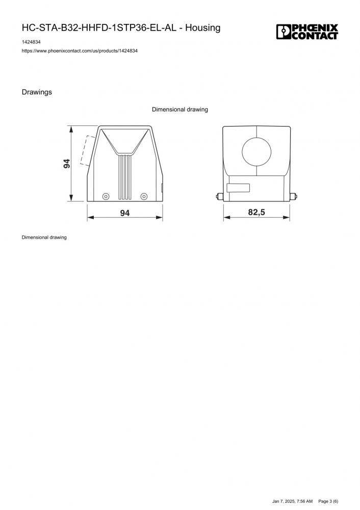 Phoenix Contact 1424834 technical document page 3