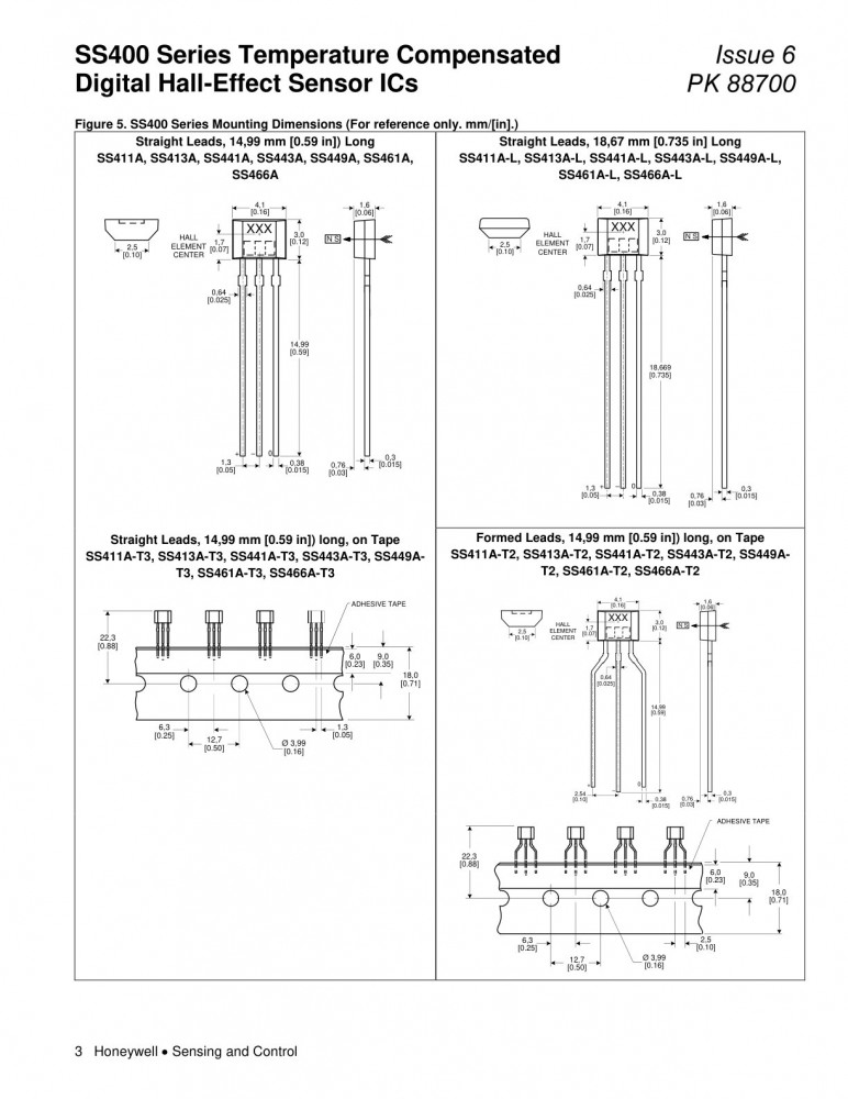 SS441A installation instructions page 3