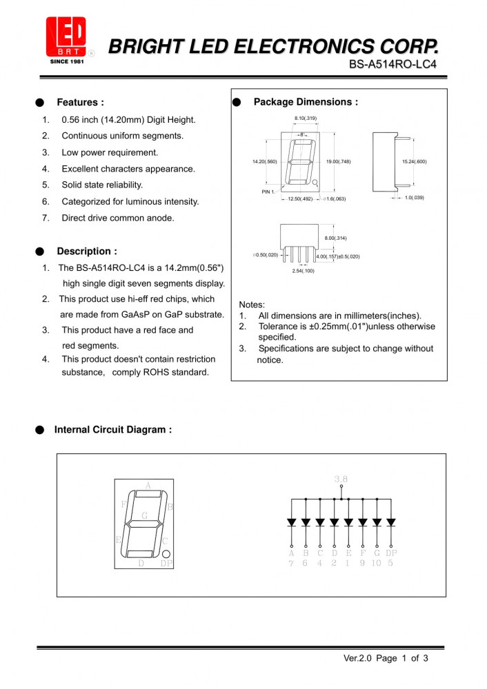 BS-A514RO package drawing page 1