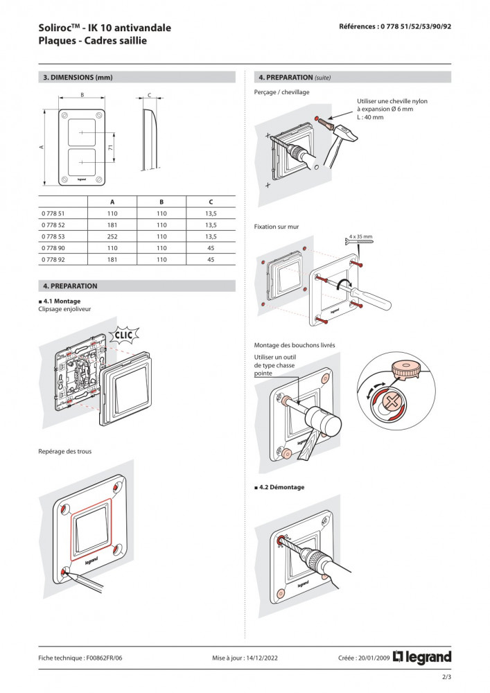 Legrand Soliroc documentation page 2