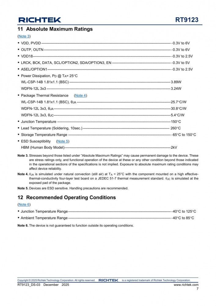 RT9123 datasheet page 7