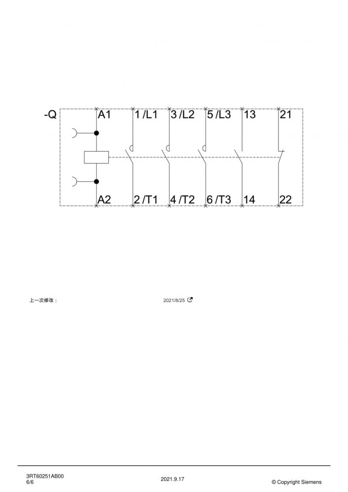 3RT60251AB00 datasheet page 6
