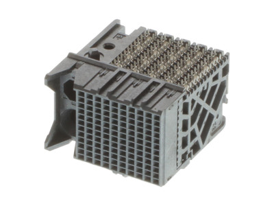 Impact 100 Ohm 4 Pair Right-Angle Daughtercard Receptacle, Right Guided,  10 Columns, 120 Circuits, Plated Through Hole Dimension 0.46mm, Lead-Free for sale