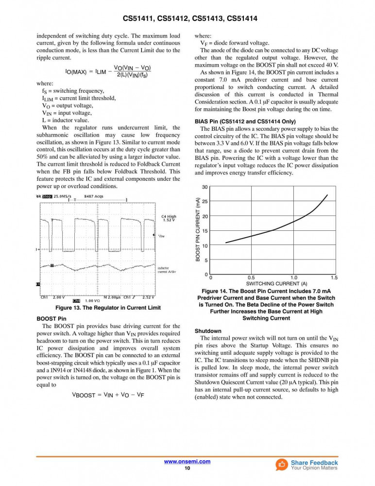 CS51414 datasheet preview, page 10