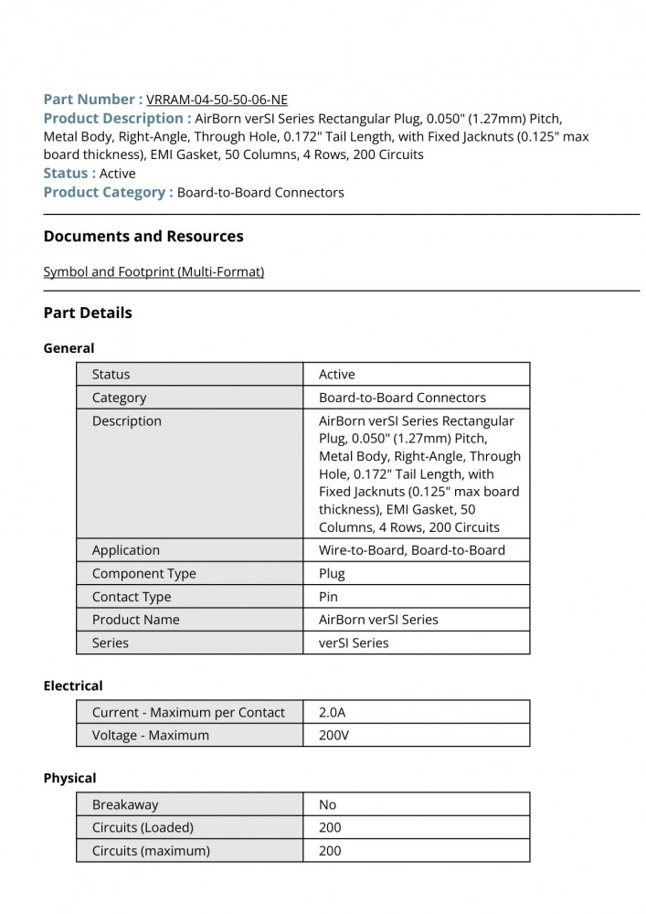 VRRAM-04-50-50-06-NE technical document image 1