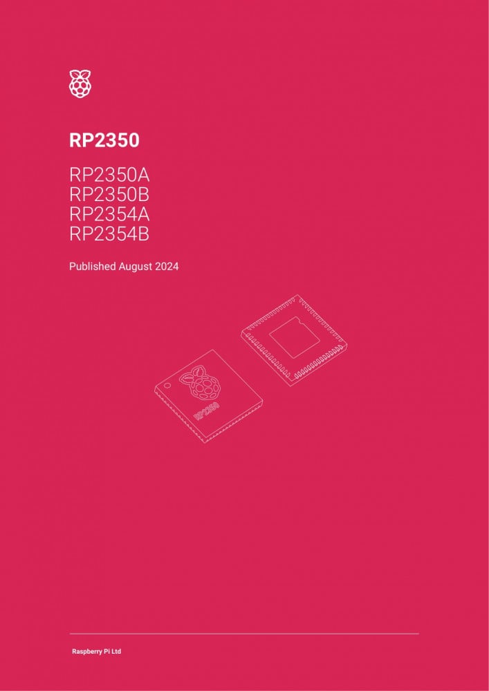 RP2354B technical document page 1