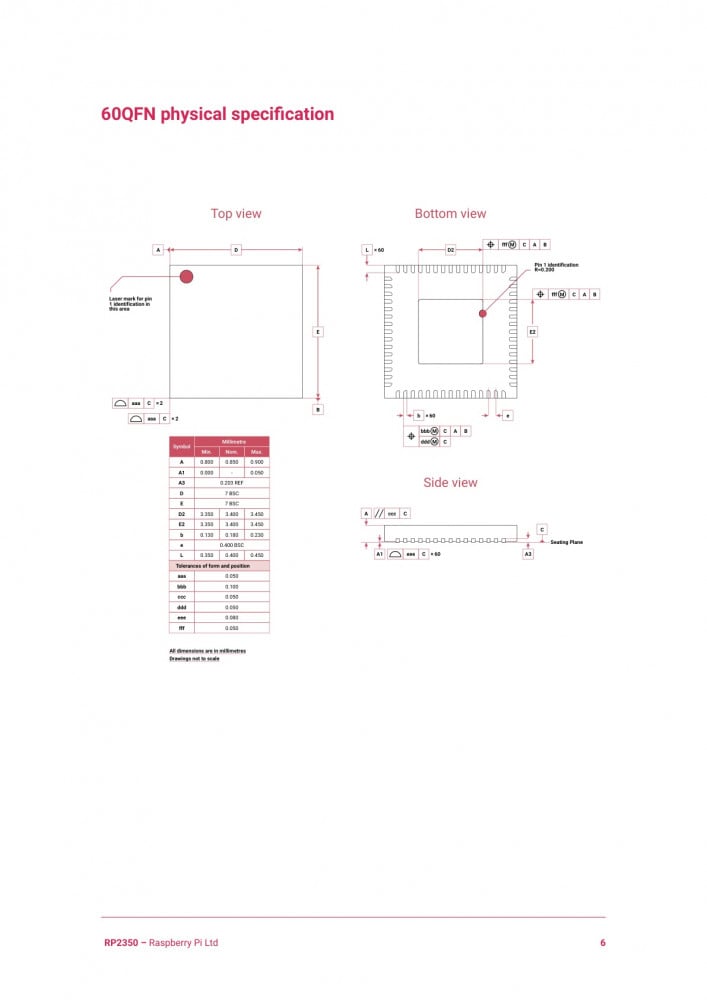 RP2354B technical document page 6