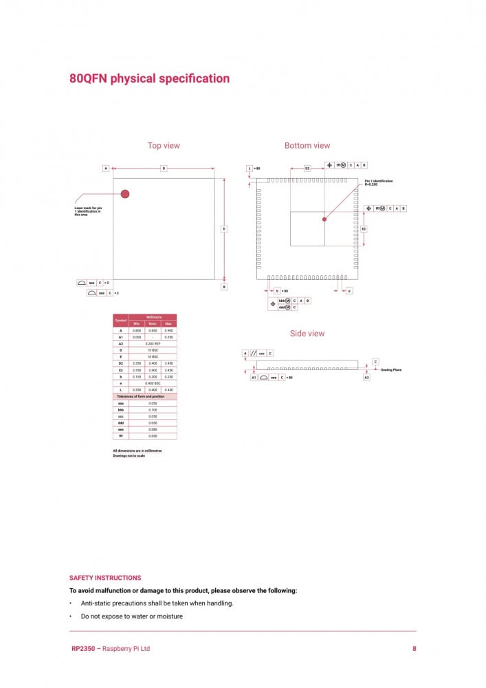 RP2354B technical document page 8