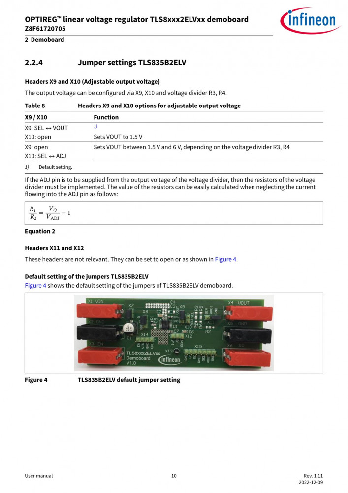 TLS820B2ELVSE demoboard document page 10