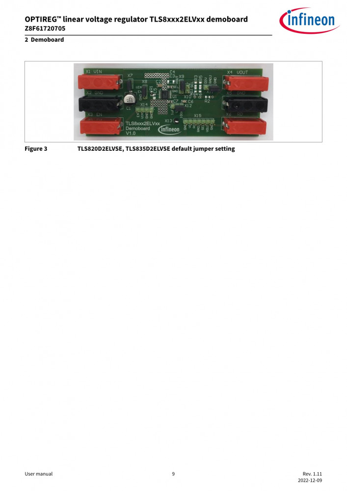 TLS820B2ELVSE demoboard document page 9