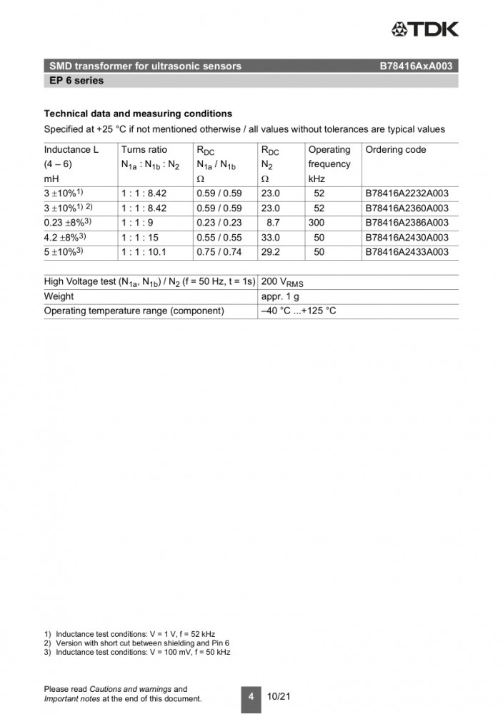 B78416 EP 6 product document page 4