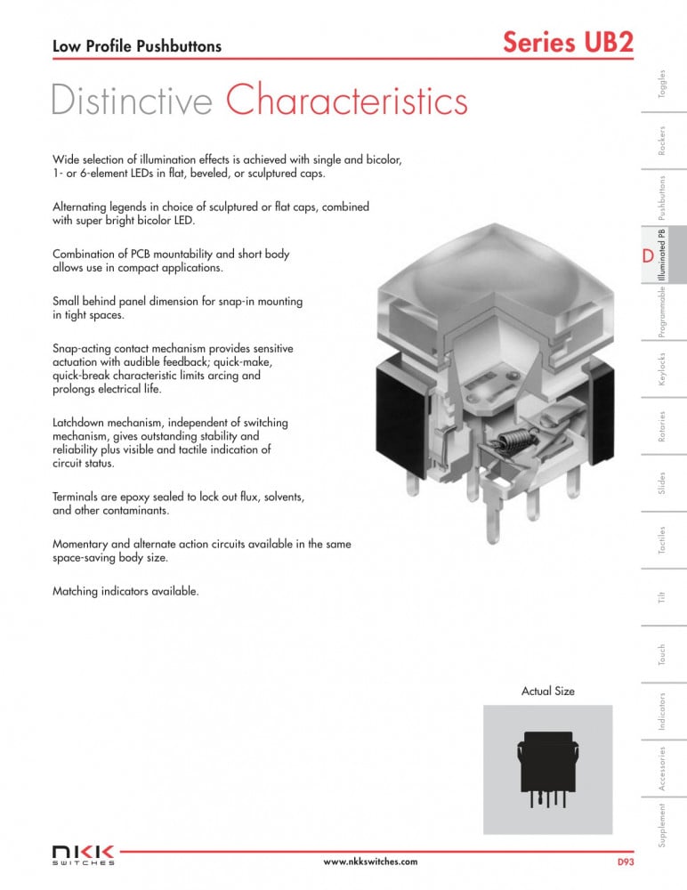 UB226SKW035D technical document page 2