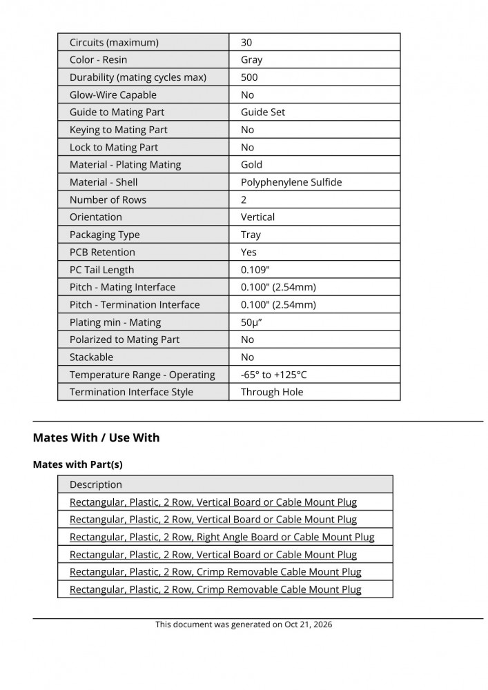 WTB30SAD7SY-B82 technical document page 2