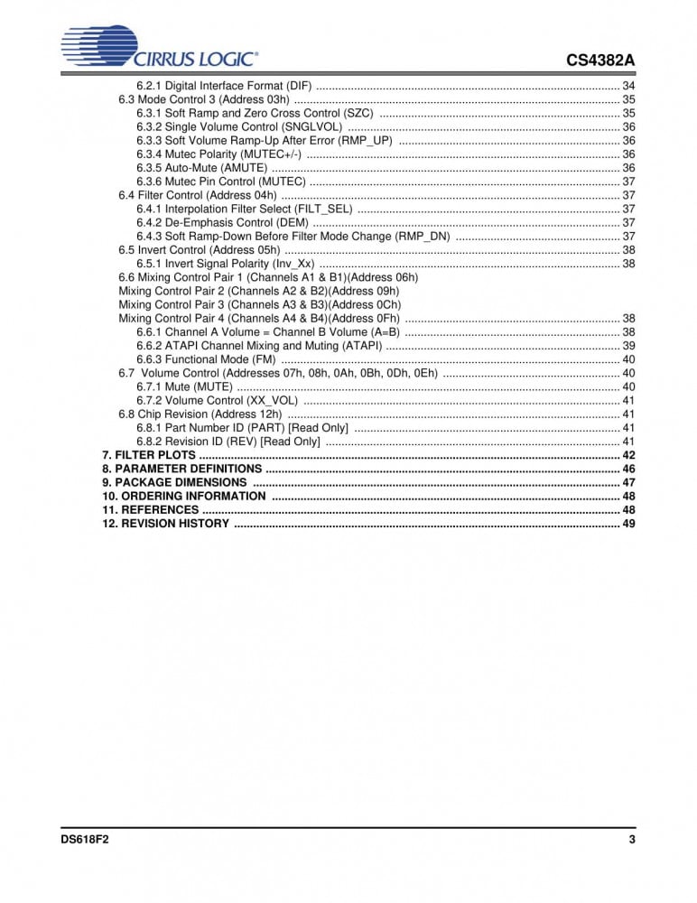 CS4382A datasheet page 3