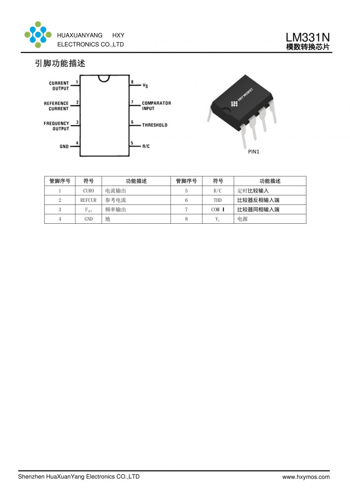 LM331N-HXY datasheet page 2
