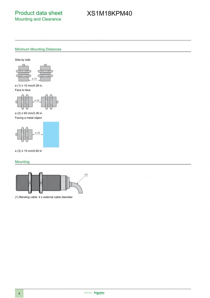 XS1M18KPM40 technical document page 4