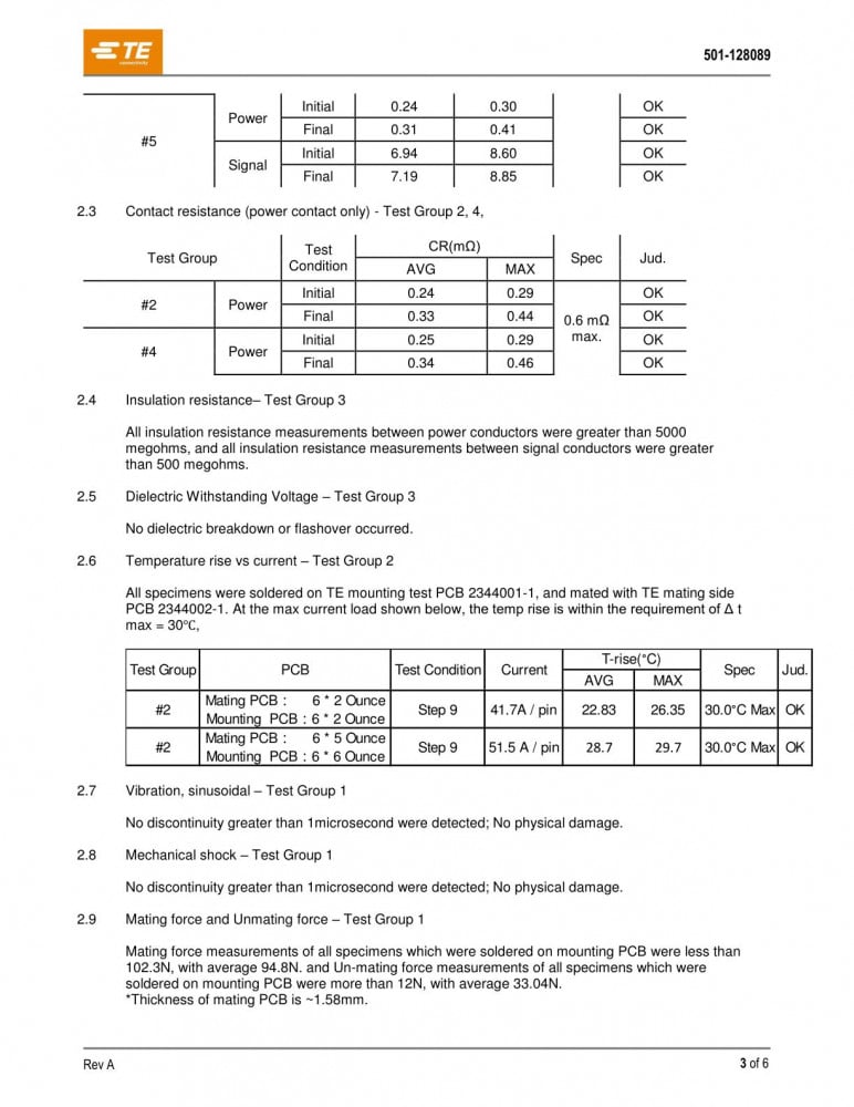 2343428-1 qualification report page 3