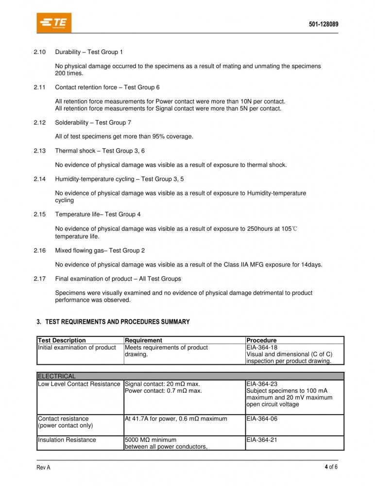2343428-1 qualification report page 4