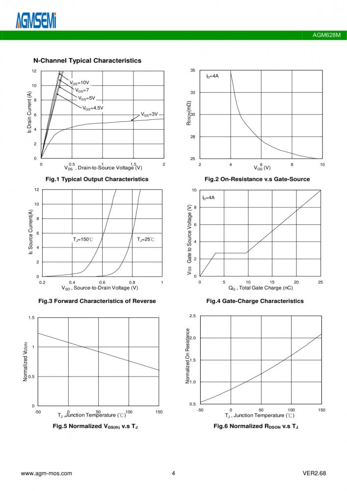 AGM628M datasheet page 4