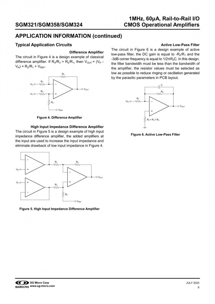 SGM324 datasheet preview, page 9