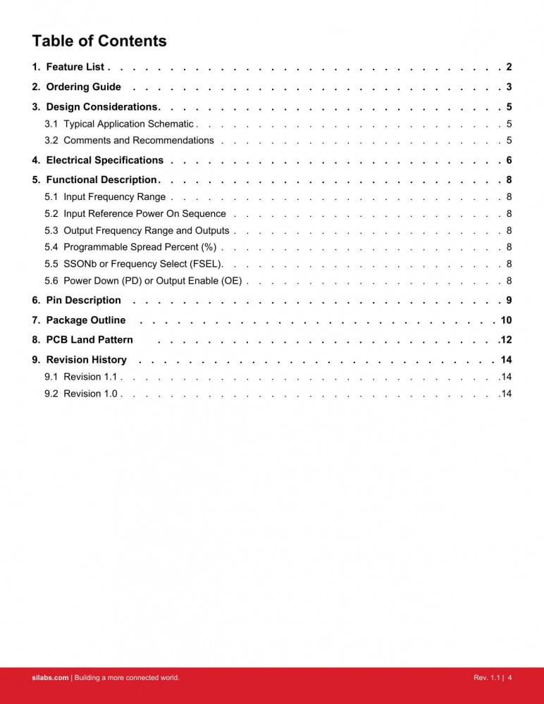 SI51214 datasheet page 4