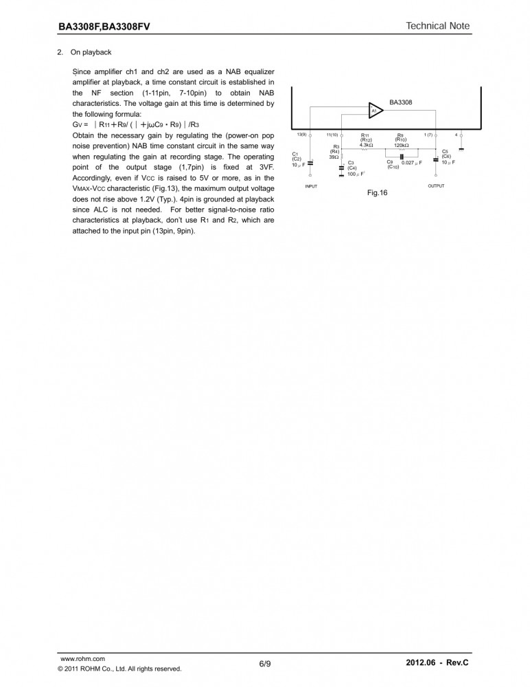 BA3308F-E2 technical document page 6