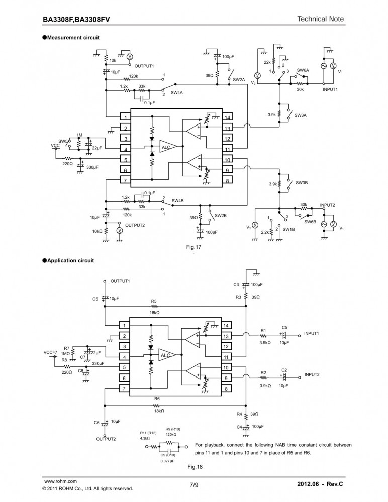BA3308F-E2 technical document page 7
