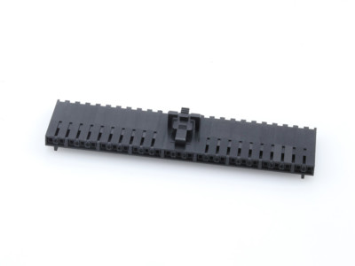 SL Crimp Housing, Single Row, Version D, Back Ribs, 24 Circuits, Black