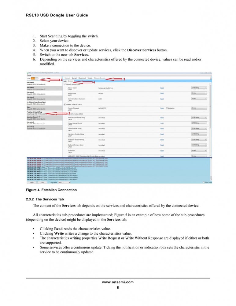 RSL10 USB Dongle User Guide page 6