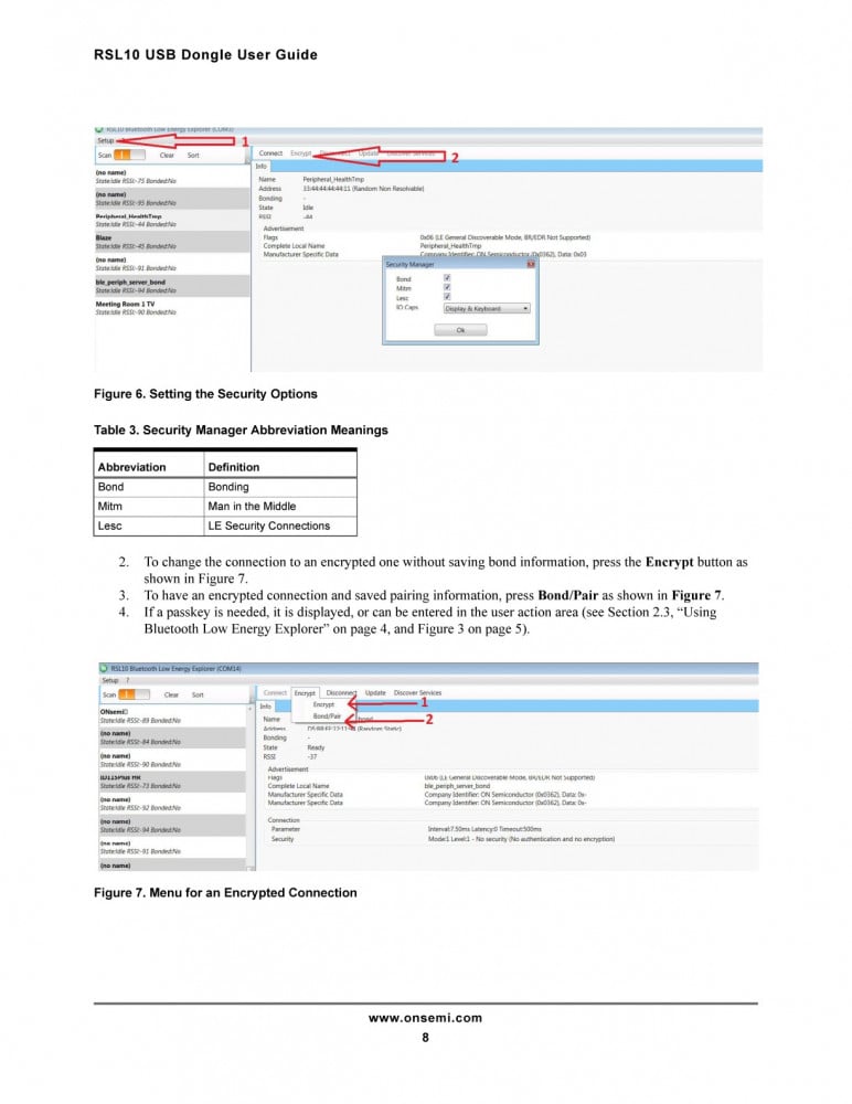 RSL10 USB Dongle User Guide page 8