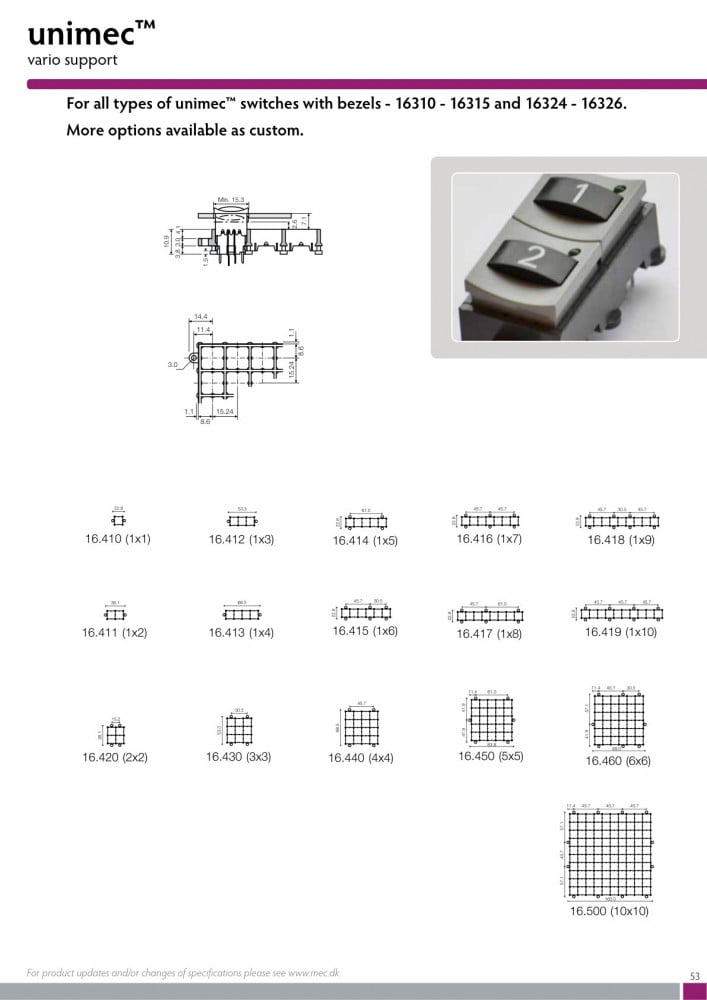APEM unimec technical document page 7