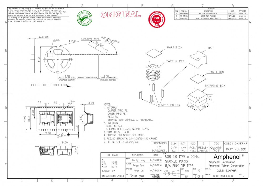 Amphenol GSB311538FRHR drawing page 3
