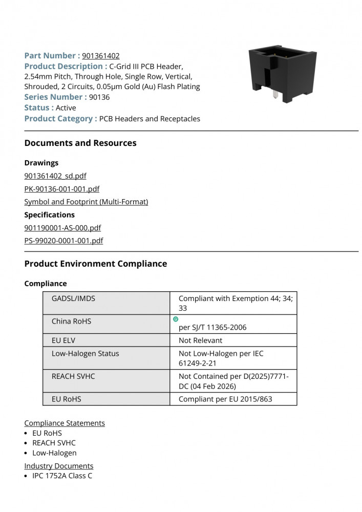 901361402 technical document preview, page 1