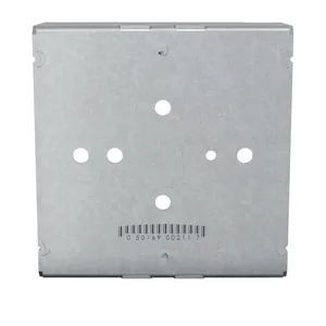 4 in. Square Box, Welded, 1-1/2 in. Deep with NMSC Clamps, Five 1/2 in. KO's and Two TKO's for sale