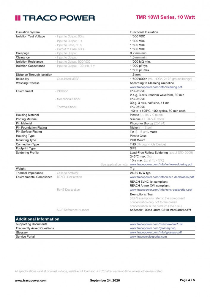 TMR 10-2411WI technical document preview, page 4